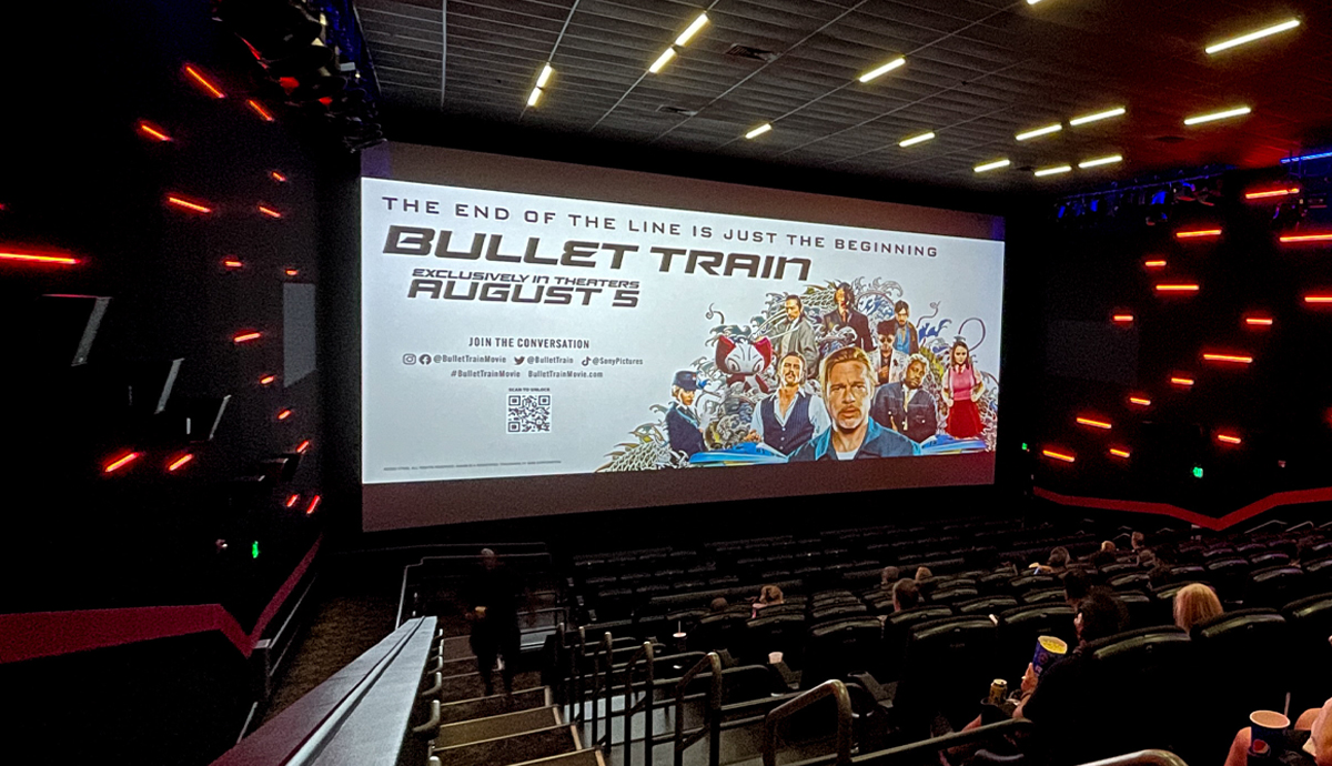 Bullet Train 4DX Experience At Regal - Nerdtropolis