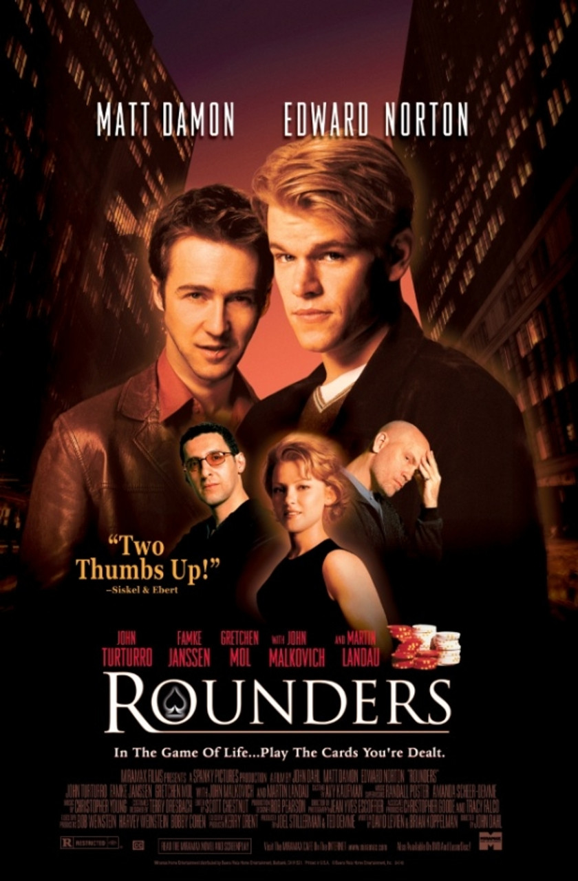 Rounders, The Poker Film Starring Matt Damon, Edward Norton, Revisited ...