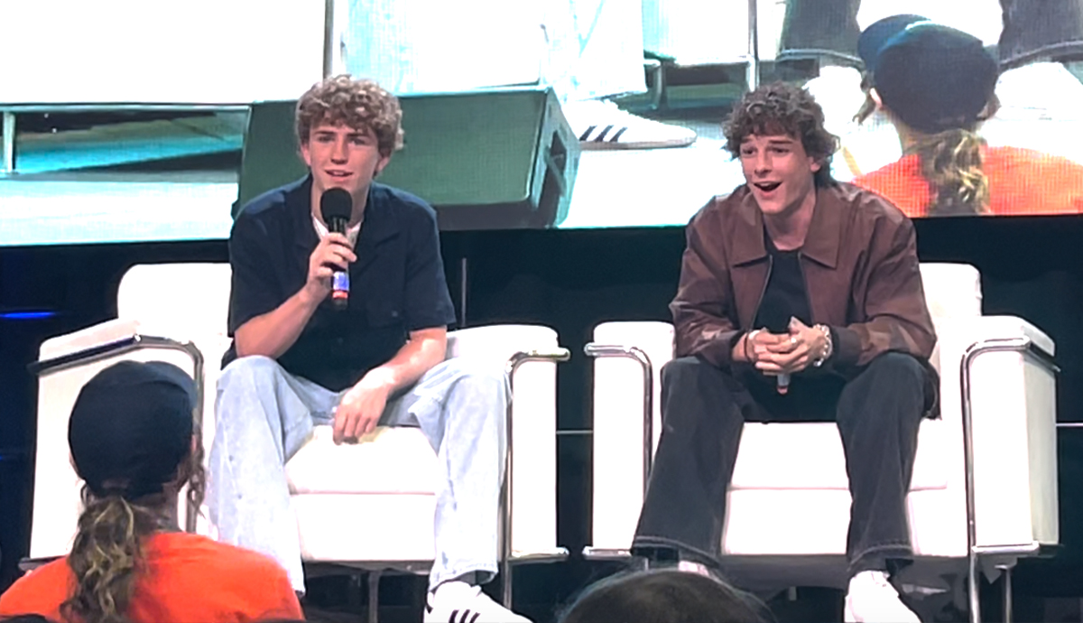 Fortnite Friends Walker Scobell and Mason Thames Meet For The First ...