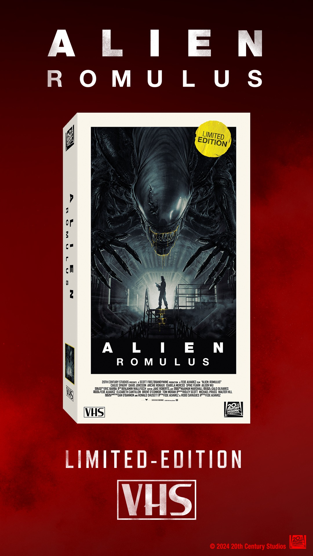 Alien: Romulus Limited-Edition VHS Celebrates 45 Years of the ALIEN ...