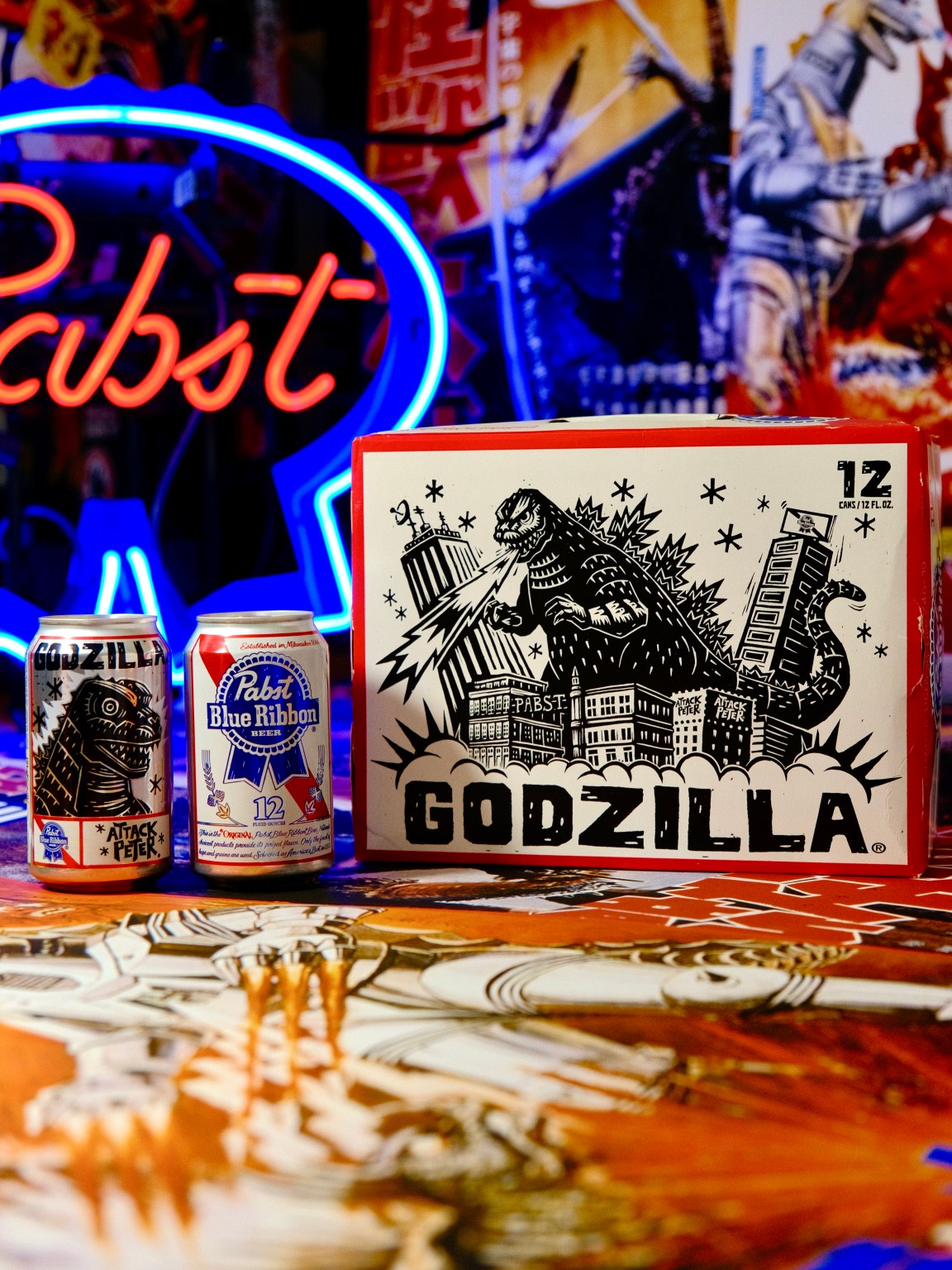 Toho International and Pabst Blue Ribbon Partner for Epic Godzilla ...